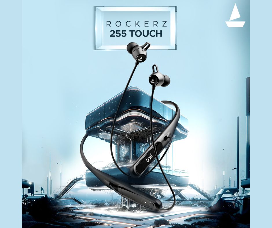 boAt launches ‘Rockerz 255 Touch’ - India's first neckband featuring ...
