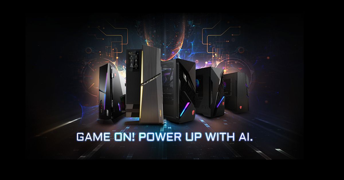 MSI AI-Powered Gaming Desktops with 14th Gen Intel Processors