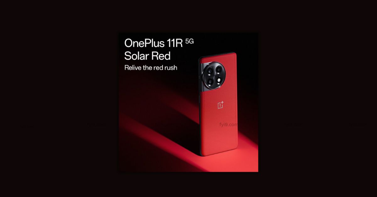 OnePlus Unveils Enhanced OnePlus 11R 5G Solar Red Version