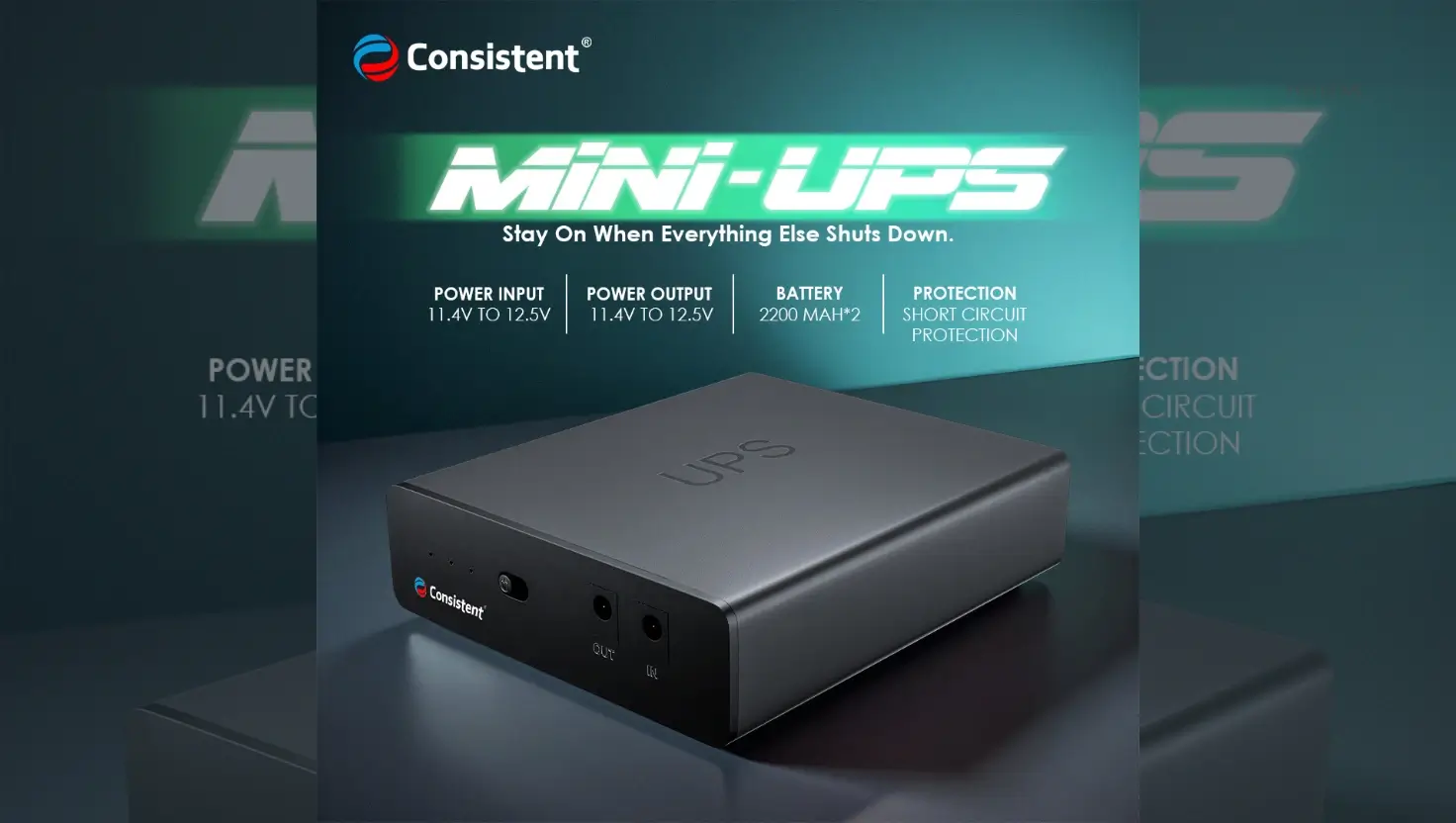 Consistent Infosystems Unveils MINI-UPS for Uninterrupted Power During ...